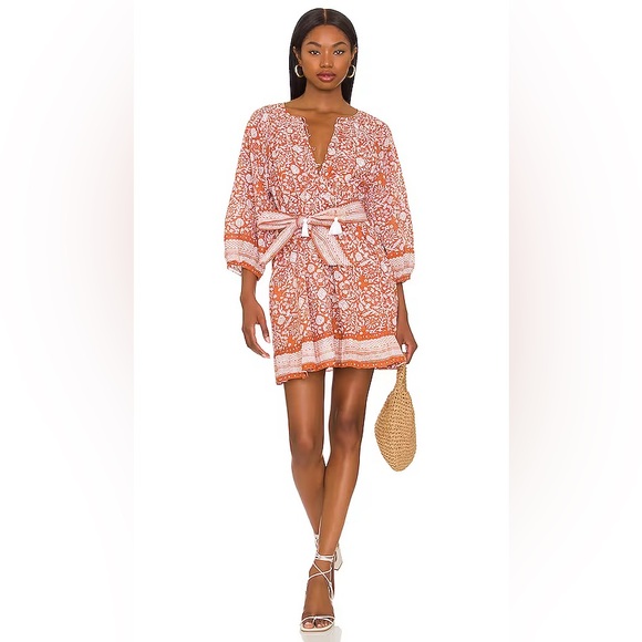 Cleobella | Dresses | Cleobella Gwen Anila Block Print Mini Dress ...